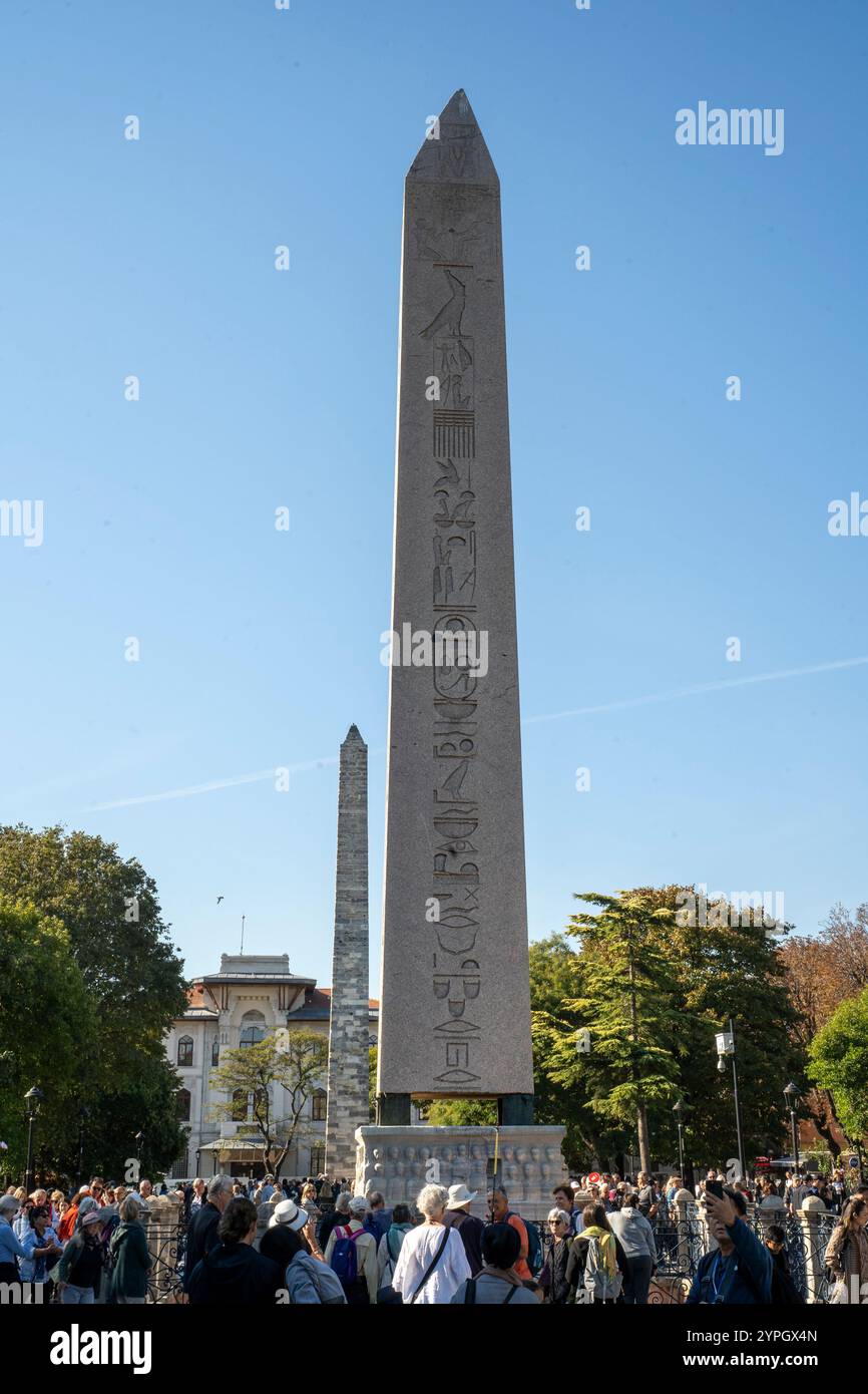 Istanbul, TR - Oct 23, 2024 The Hippodrome of Istanbul, now Sultanahmet ...