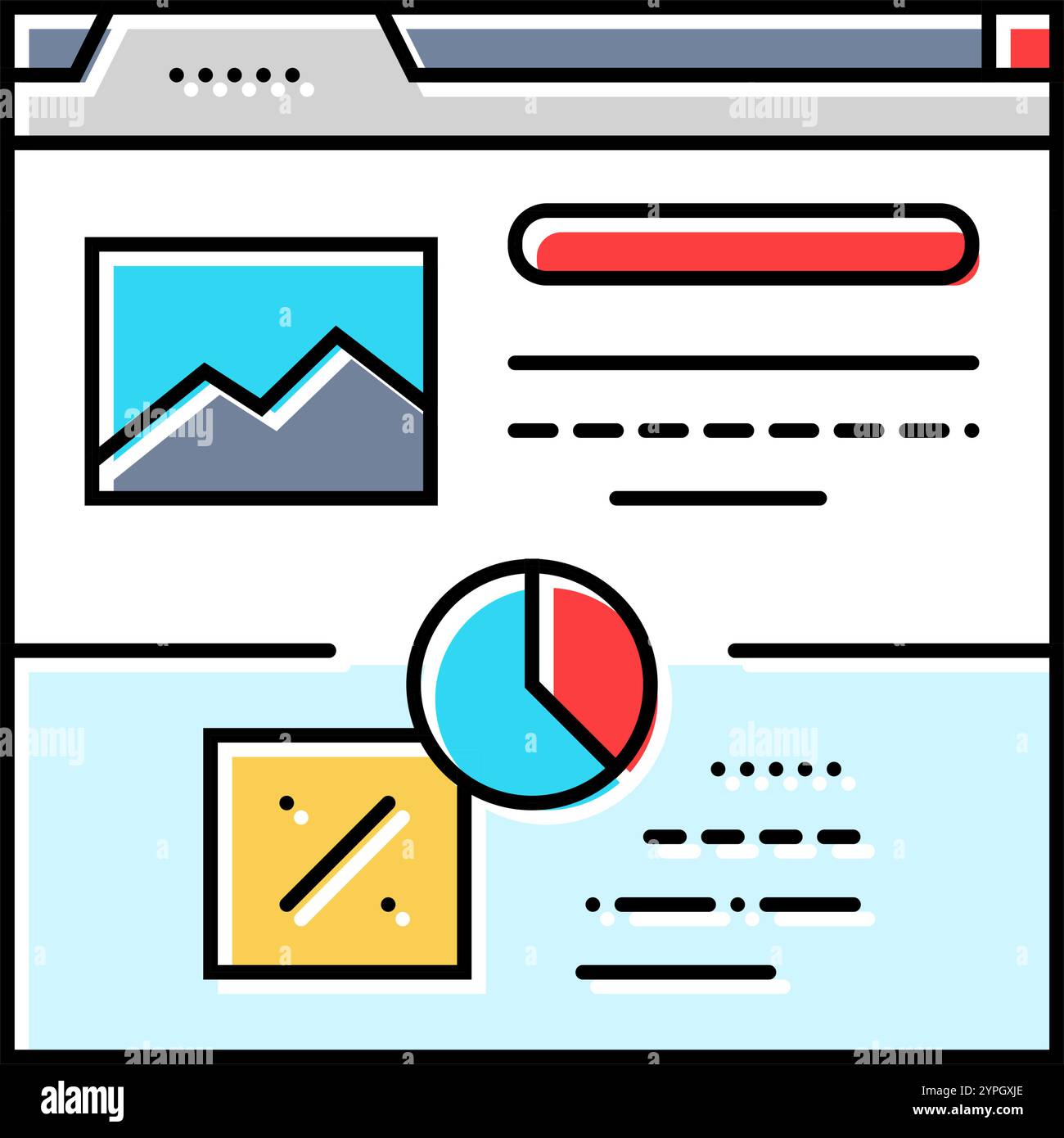 conversion rate seo color icon vector illustration Stock Vector Image ...