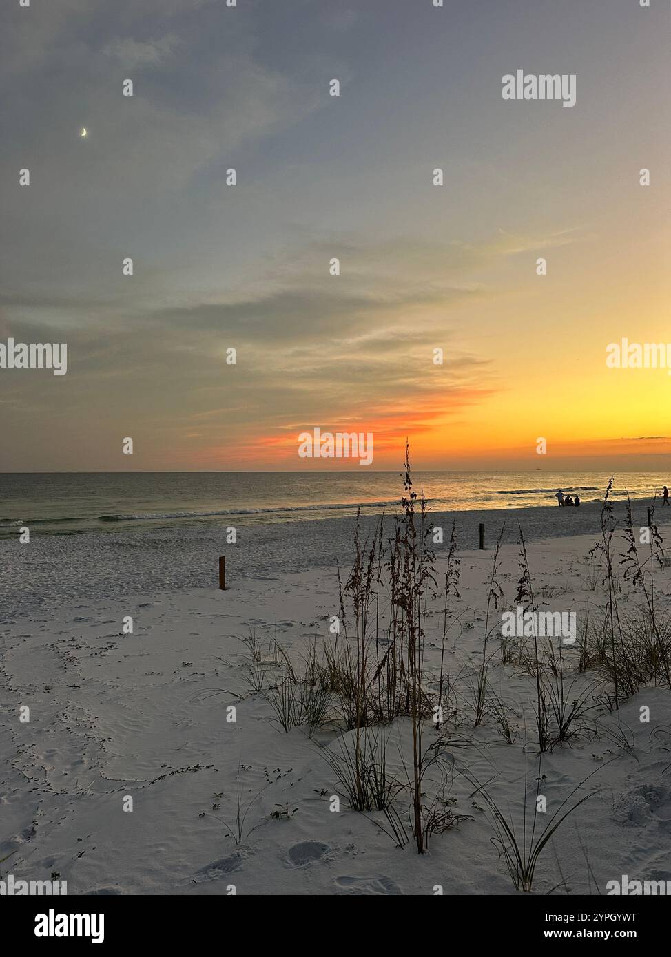 Destin, Florida beach sunset Stock Photo - Alamy