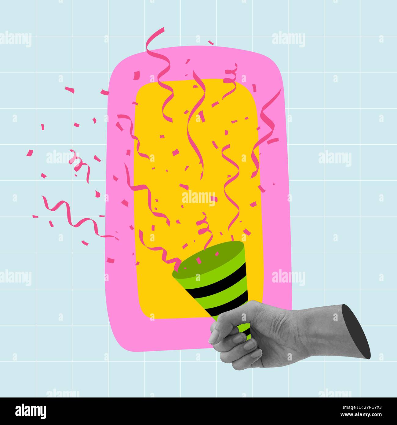 Flat festive art hi-res stock photography and images - Alamy