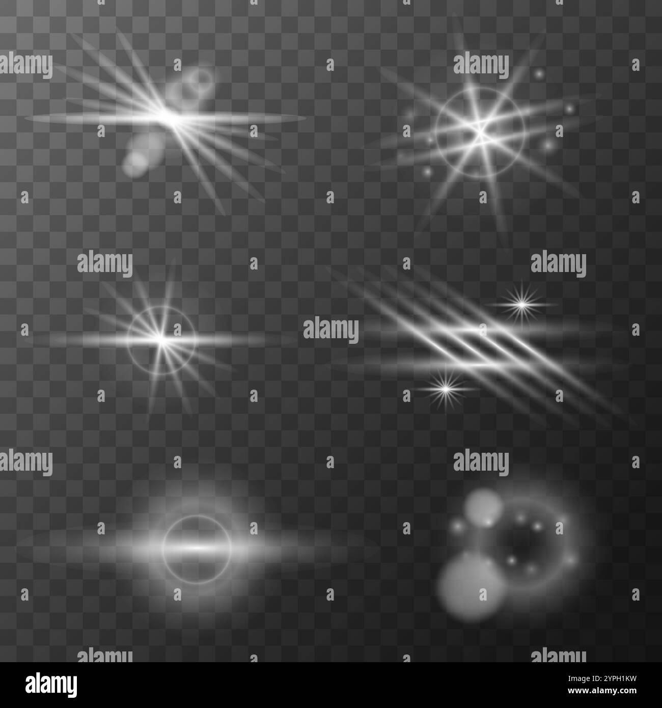 Bright sparkling light effects Stock Vector Image & Art - Alamy