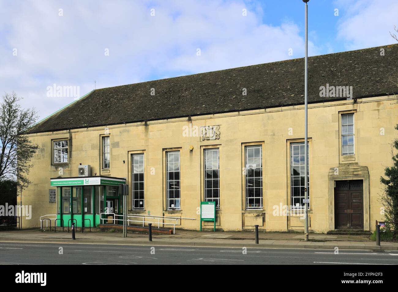 The Library at Melton Mowbray, Leicestershire, England; UK Stock Photo ...