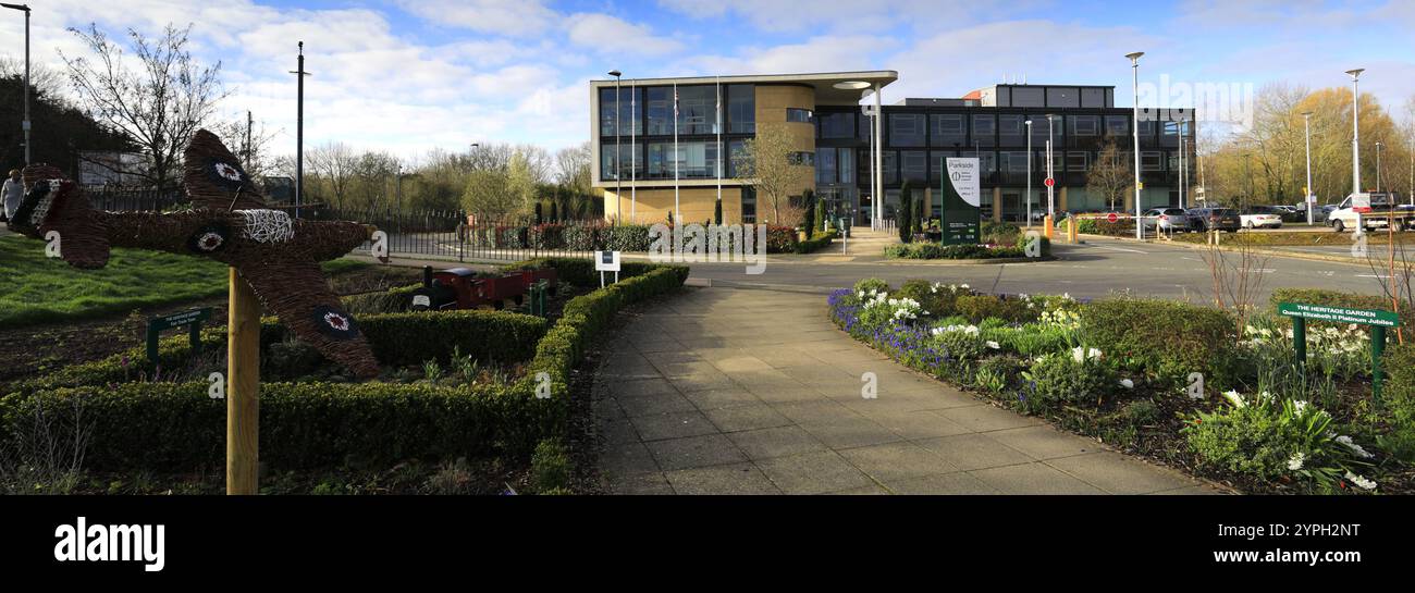 The Melton Borough Council building, Melton Mowbray town ...