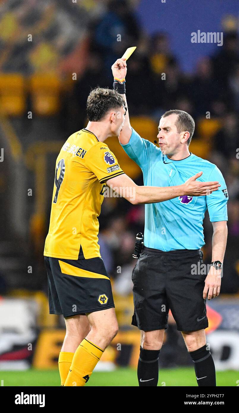 30th November 2024; Molineux Stadium, Wolverhampton, West Midlands ...