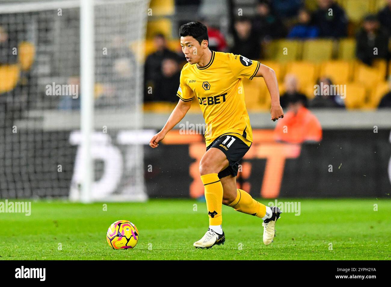 30th November 2024; Molineux Stadium, Wolverhampton, West Midlands ...