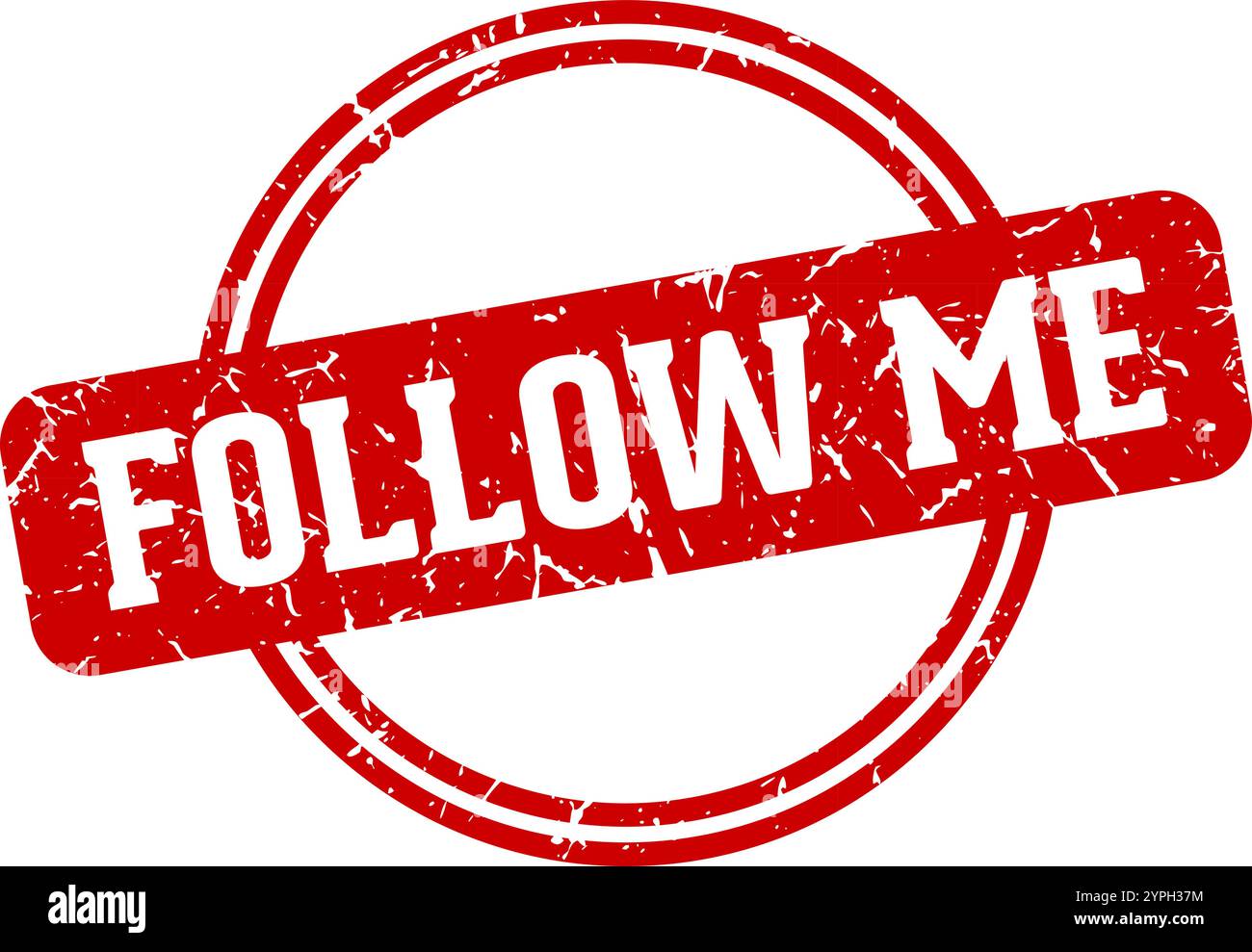 follow me round stamp isolated on transparent background. follow me ...