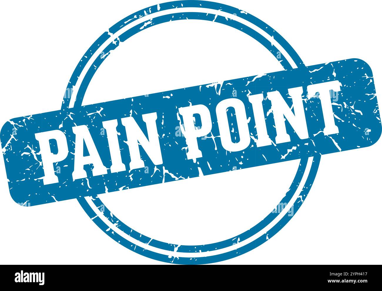 pain point round stamp isolated on transparent background. pain point ...