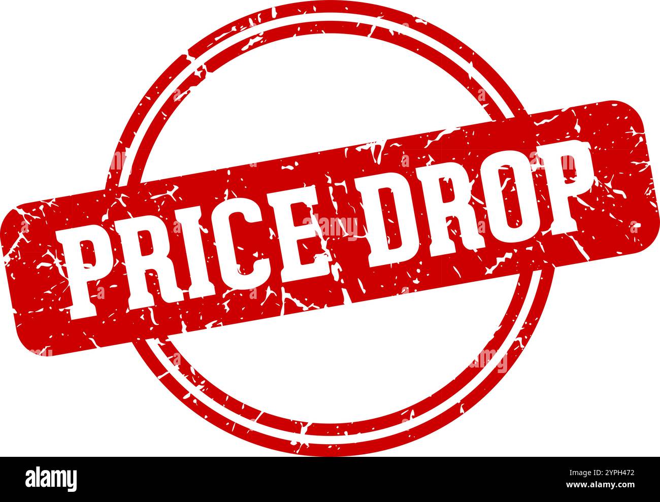 price drop round stamp isolated on transparent background. price drop ...