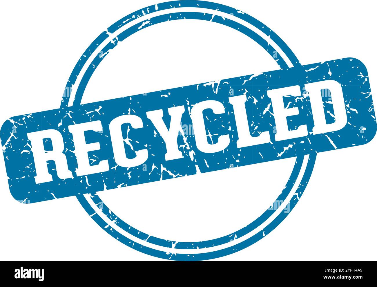 recycled round stamp isolated on transparent background. recycled stamp ...