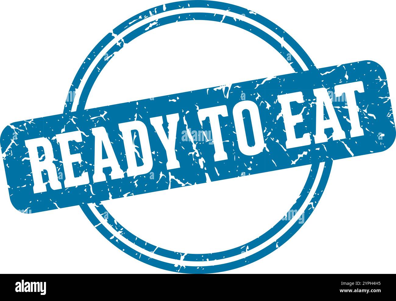 ready to eat round stamp isolated on transparent background. ready to ...
