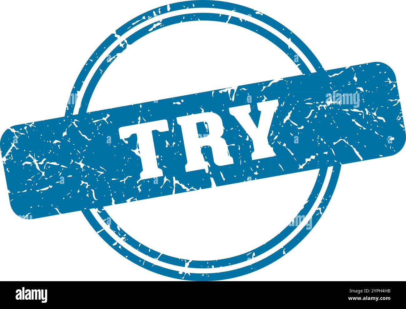 try round stamp isolated on transparent background. try stamp Stock ...