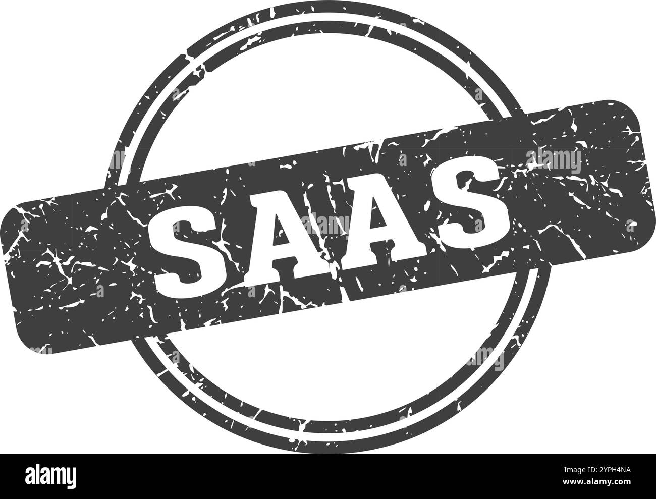 saas round stamp isolated on transparent background. saas stamp Stock ...