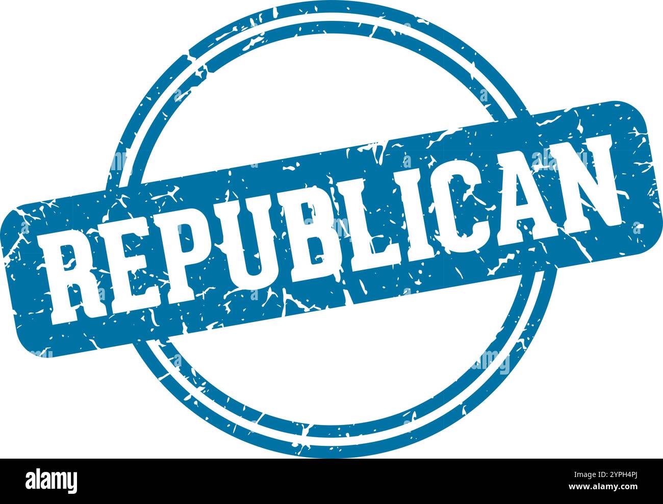 republican round stamp isolated on transparent background. republican ...