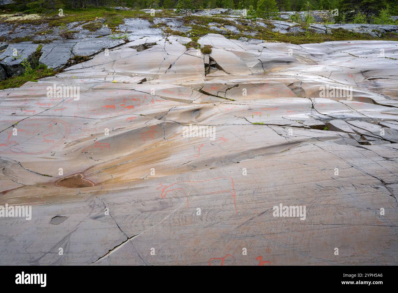 The Rock Art of Alta in Norway Stock Photo - Alamy