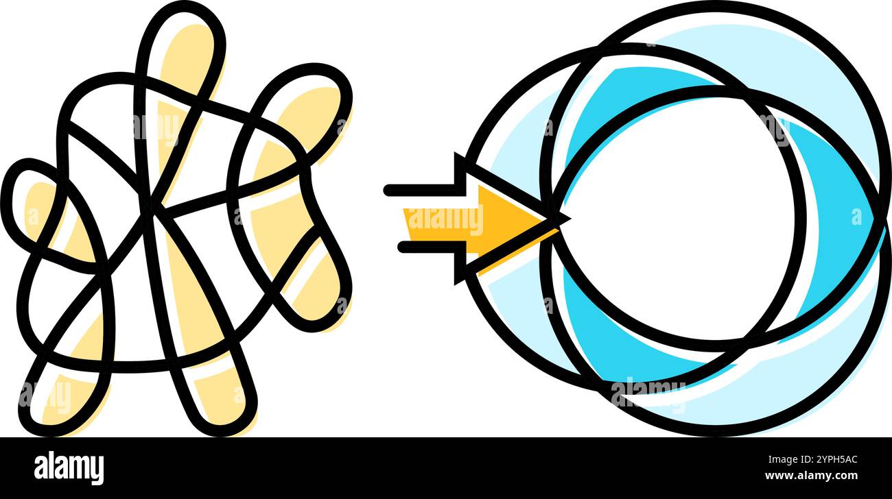 essentialism lifestyle color icon vector illustration Stock Vector ...