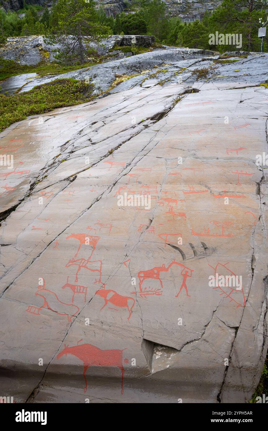 The Rock Art of Alta in Norway Stock Photo - Alamy