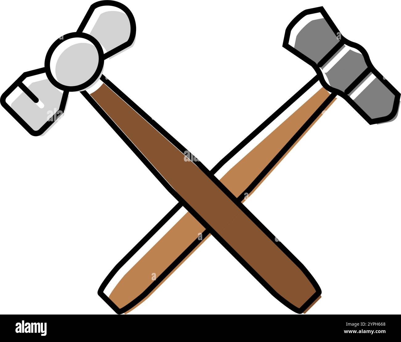 hammer blacksmith color icon vector illustration Stock Vector Image ...