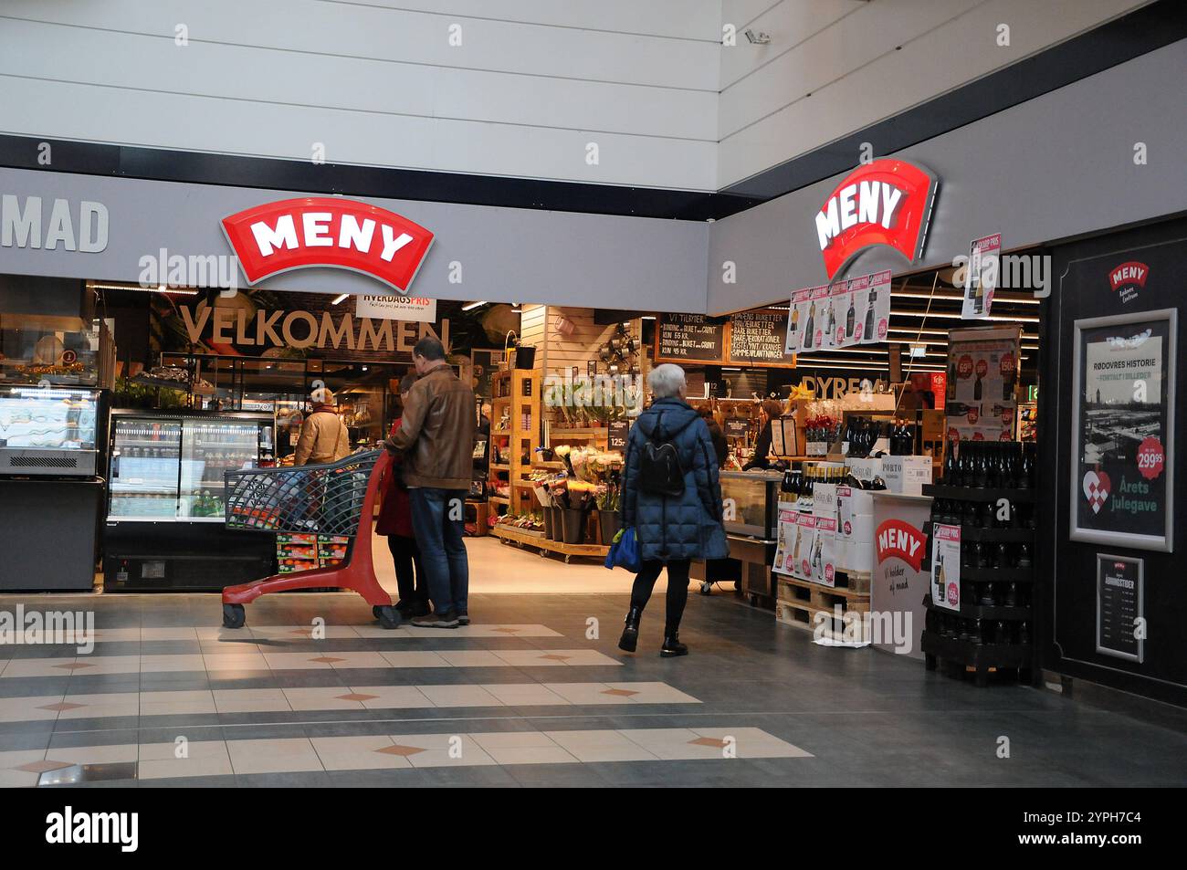 Copenhagen/ Denmark/30 Nov.2024/ Meny grocery store in danish capital ...