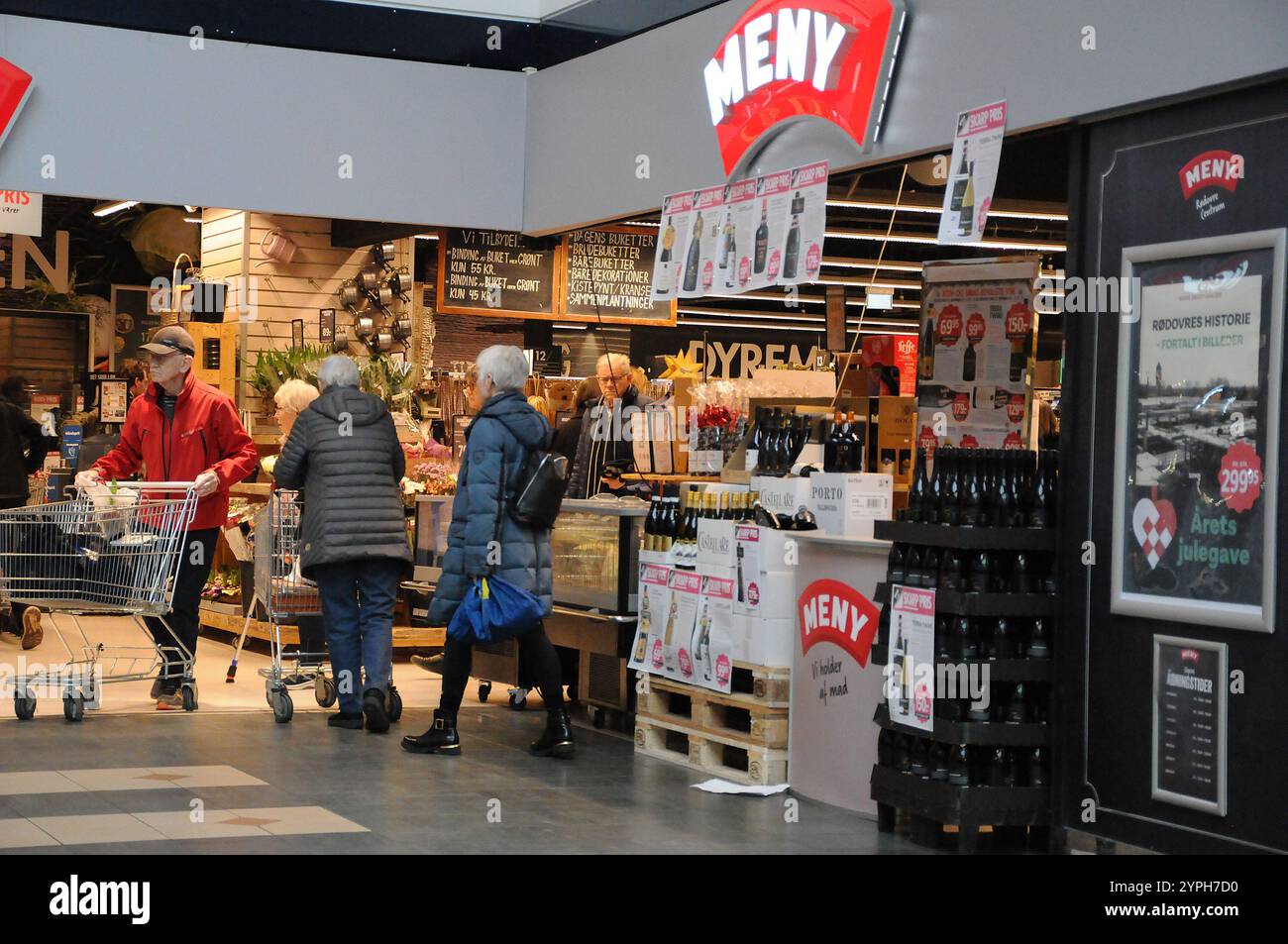 Copenhagen/ Denmark/30 Nov.2024/ Meny grocery store in danish capital ...
