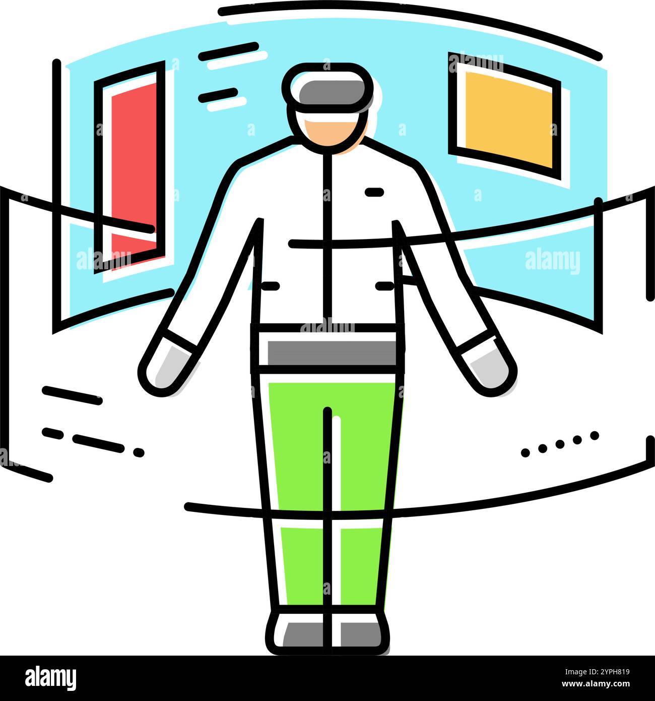 innovation seeker tech enthusiast color icon vector illustration Stock ...