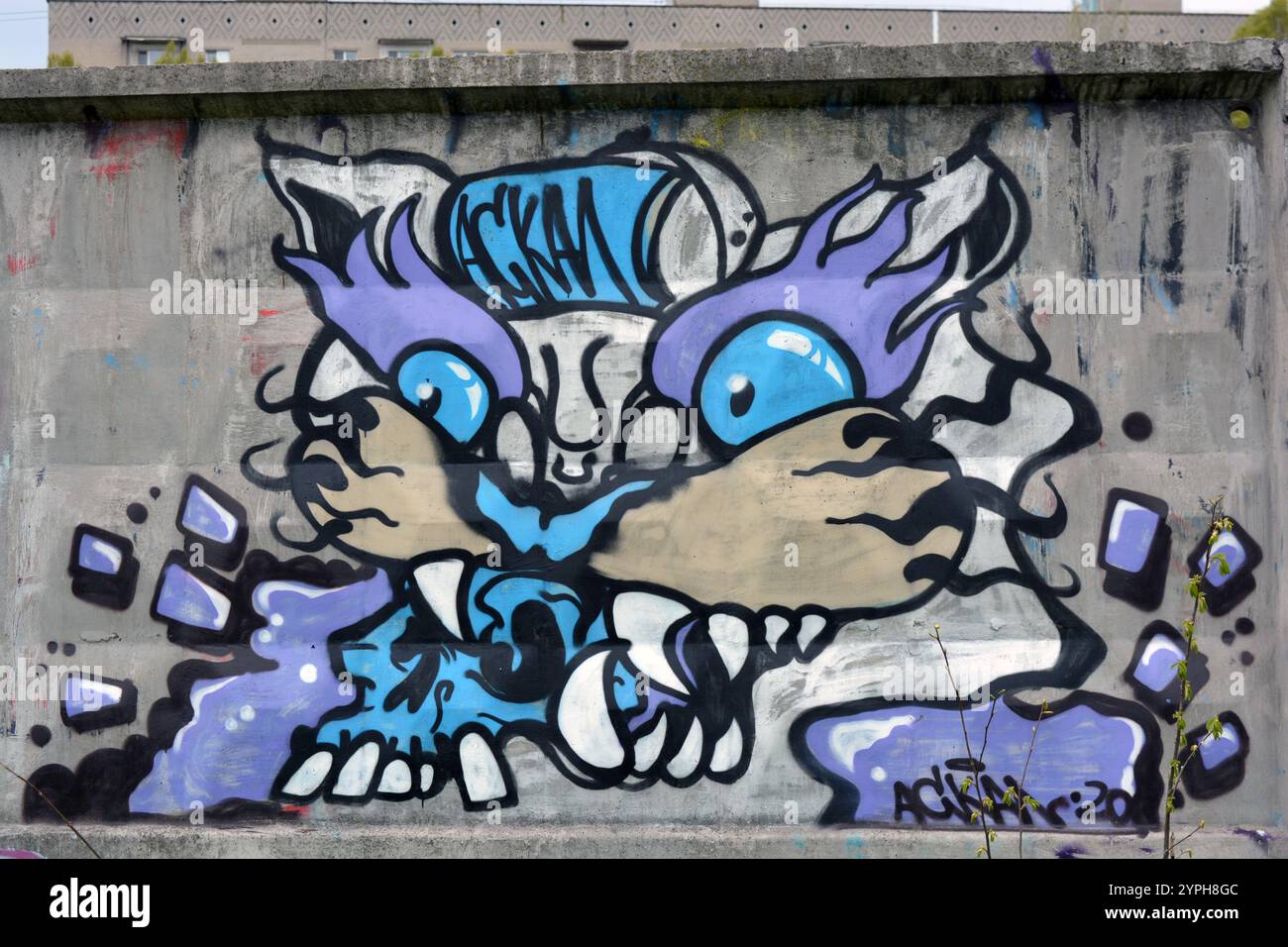 Abstract cartoon tiger hi-res stock photography and images - Alamy
