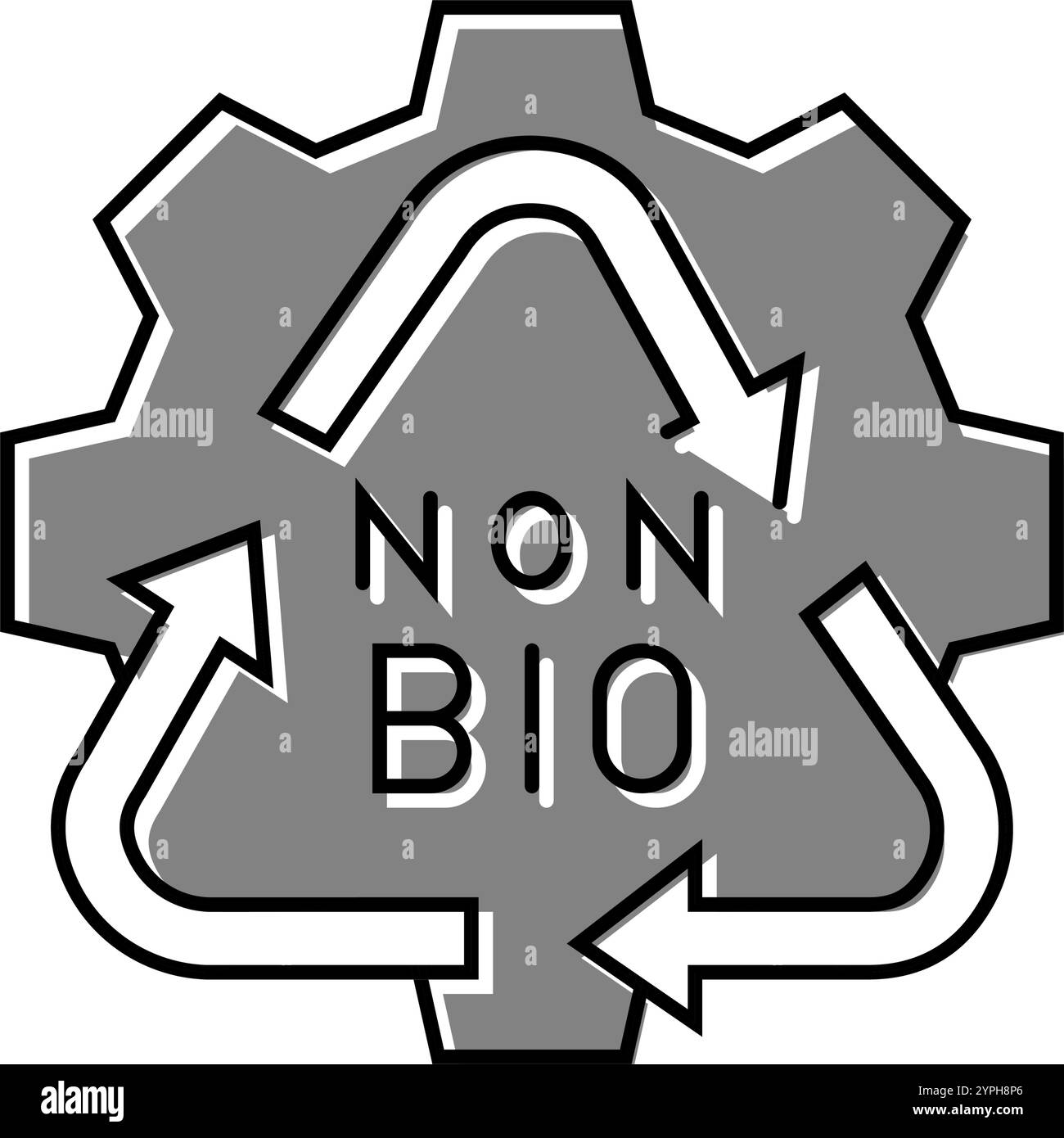 Non biodegradable container Stock Vector Images - Alamy