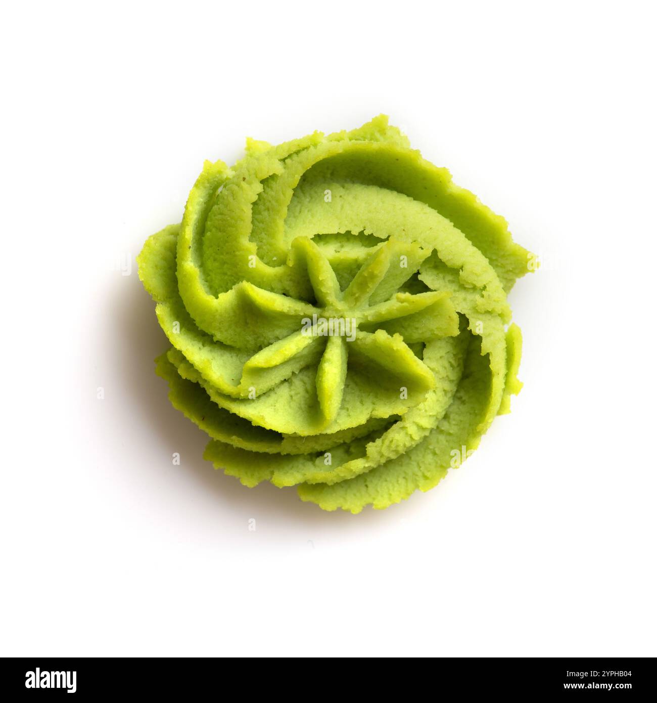 Wasabi portion on white background Stock Photo - Alamy