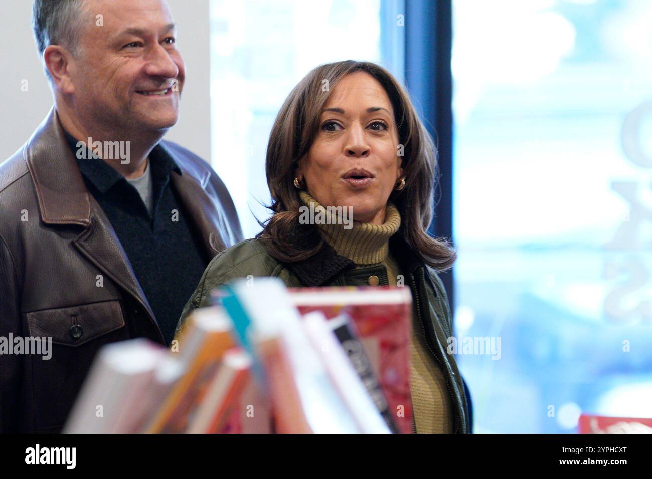 Washington, USA. 30th Nov, 2024. US Vice President Kamala Harris and ...