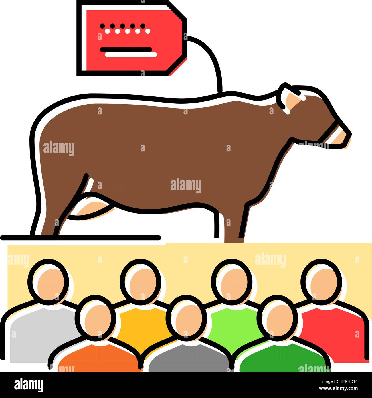 hay bales farmer color icon vector illustration Stock Vector Image ...