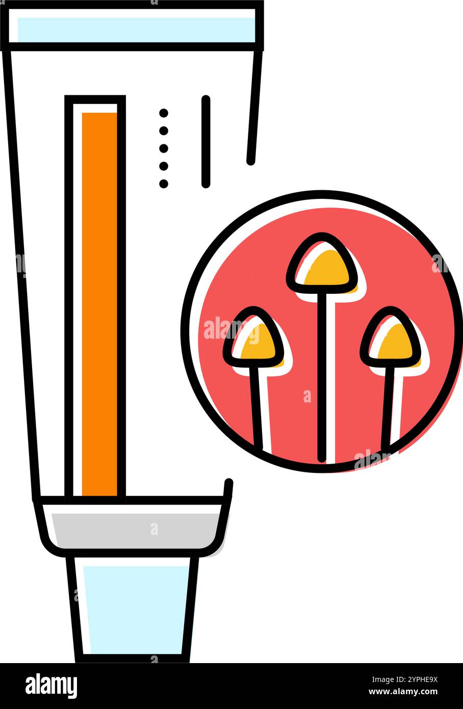 antifungals medicines pharmacy color icon vector illustration Stock ...