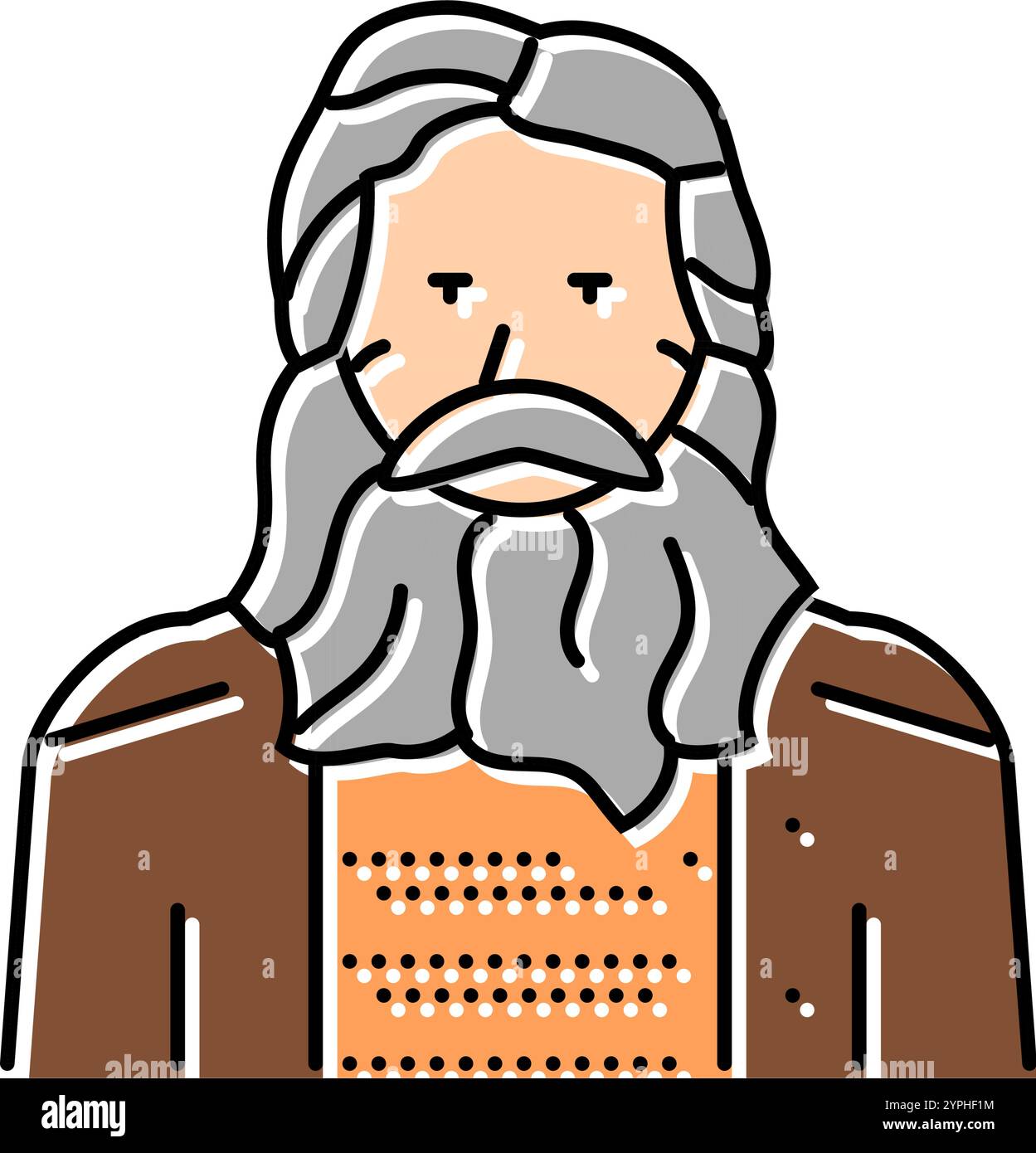 old man color icon vector illustration Stock Vector Image & Art - Alamy