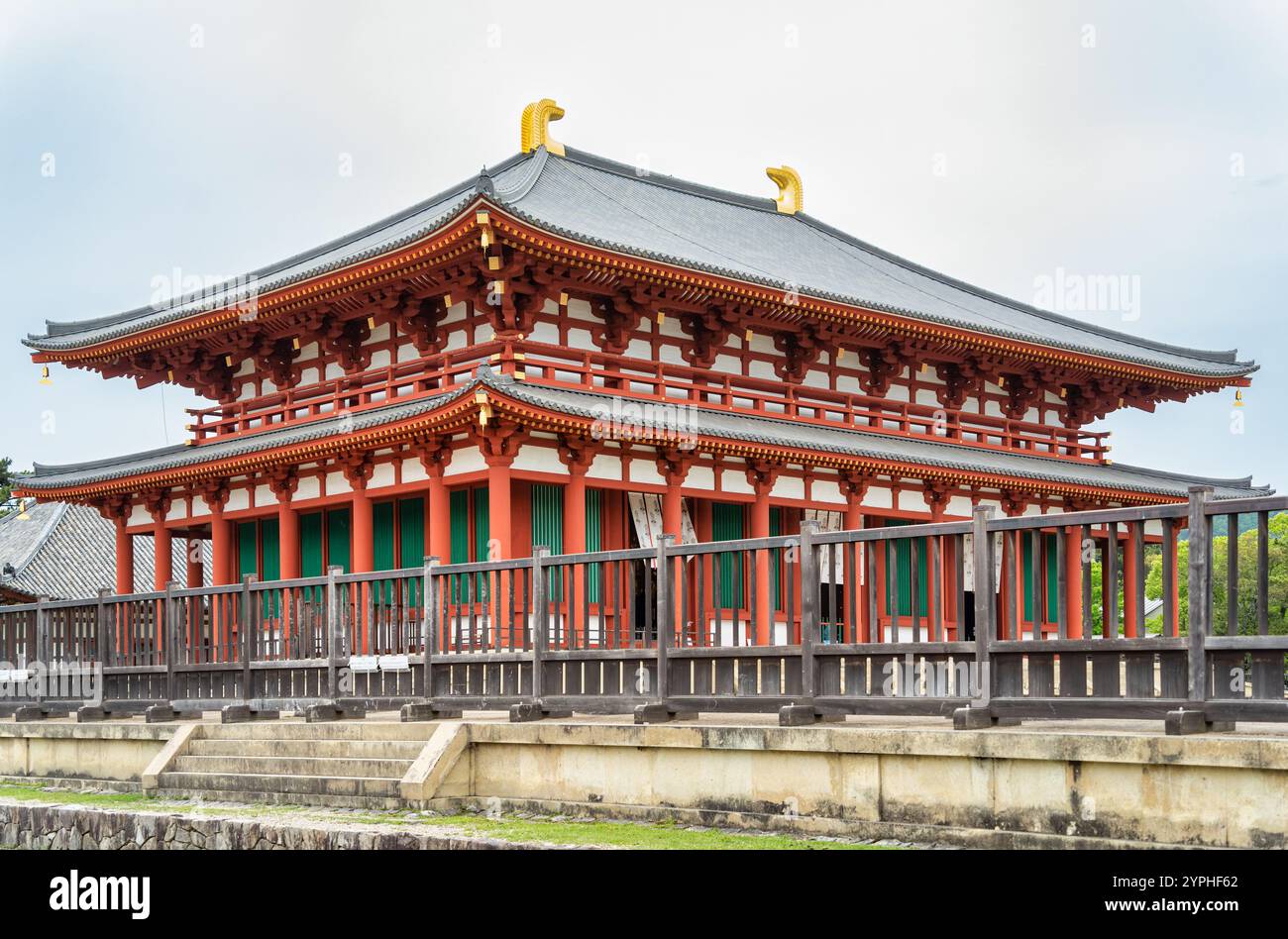 Kofuku-ji Chukondo Buddhist temple hall, the central building of ...