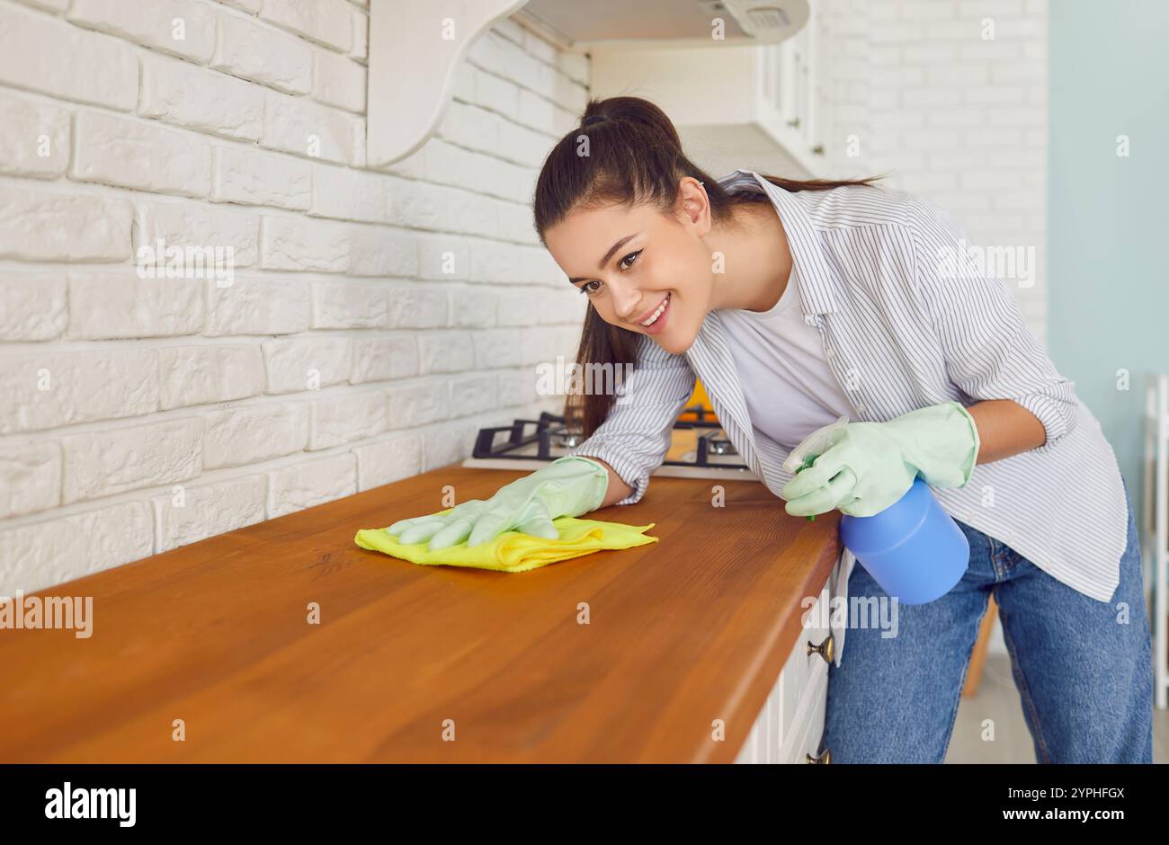 Wiping dust off hi-res stock photography and images - Alamy