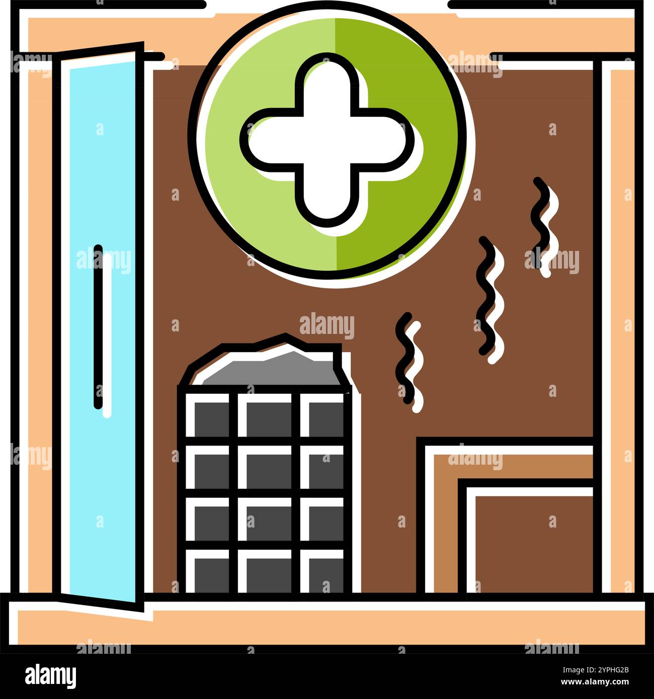 hat sauna color icon vector illustration Stock Vector Image & Art - Alamy