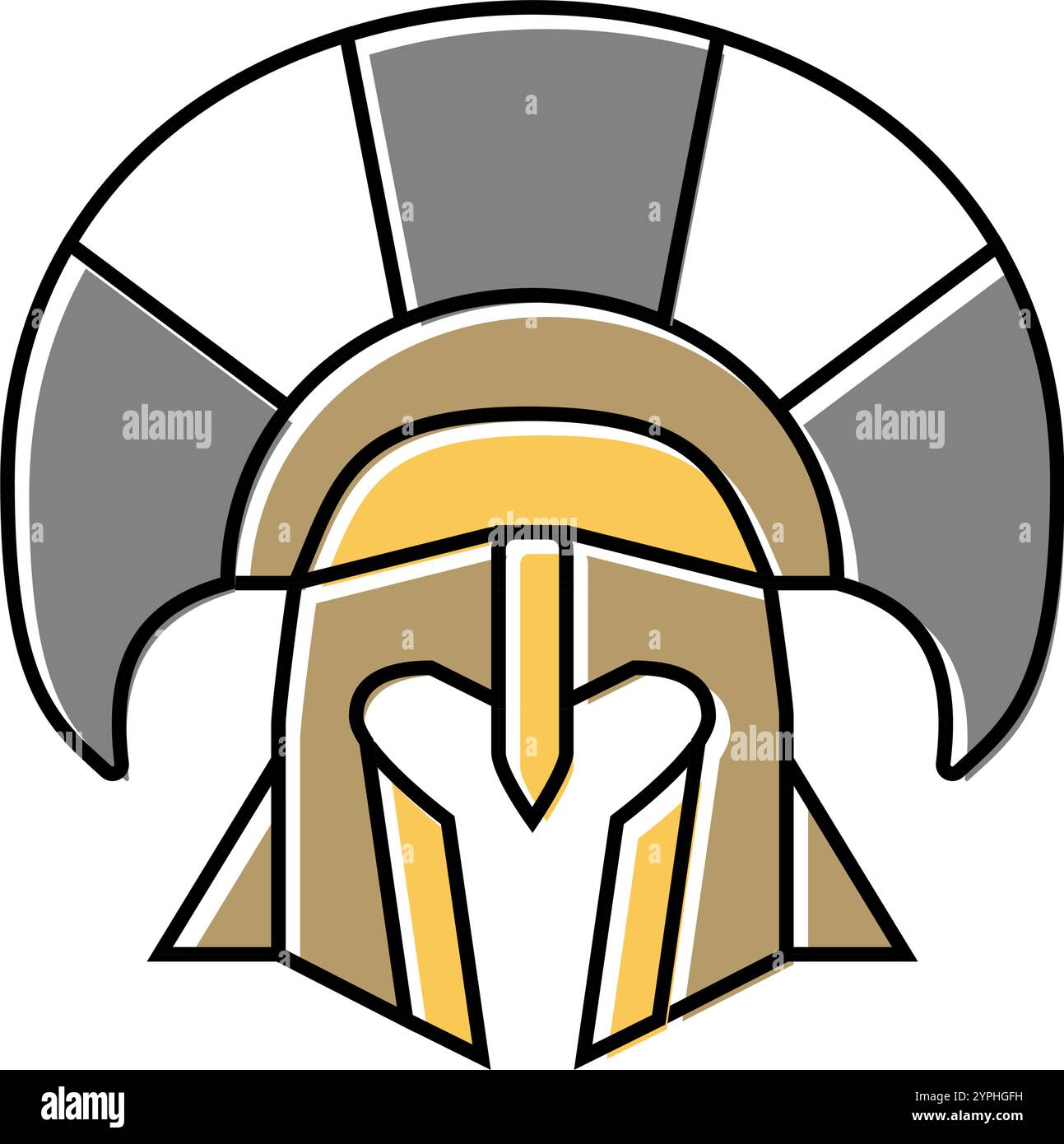 helmet sparta warrior color icon vector illustration Stock Vector Image ...