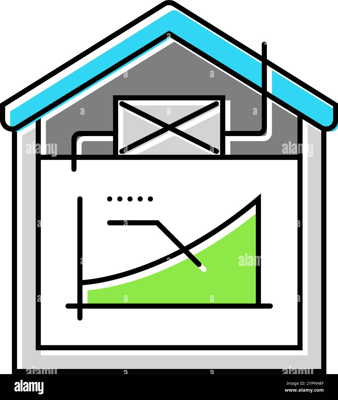 ventilation rate color icon vector illustration Stock Vector Image ...
