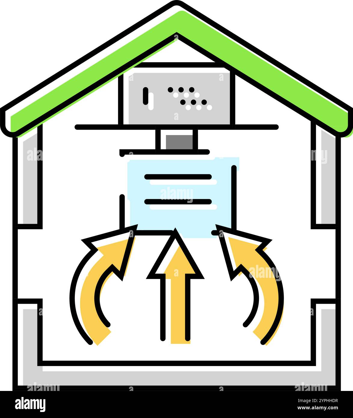 return air ventilation color icon vector illustration Stock Vector ...