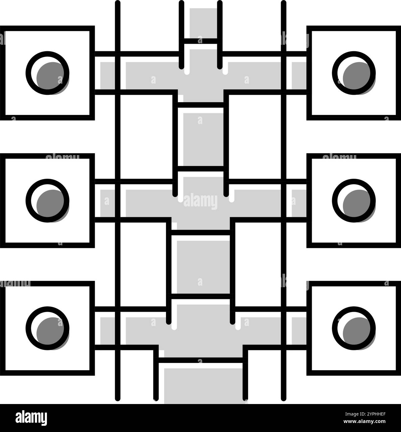ductwork ventilation color icon vector illustration Stock Vector Image ...