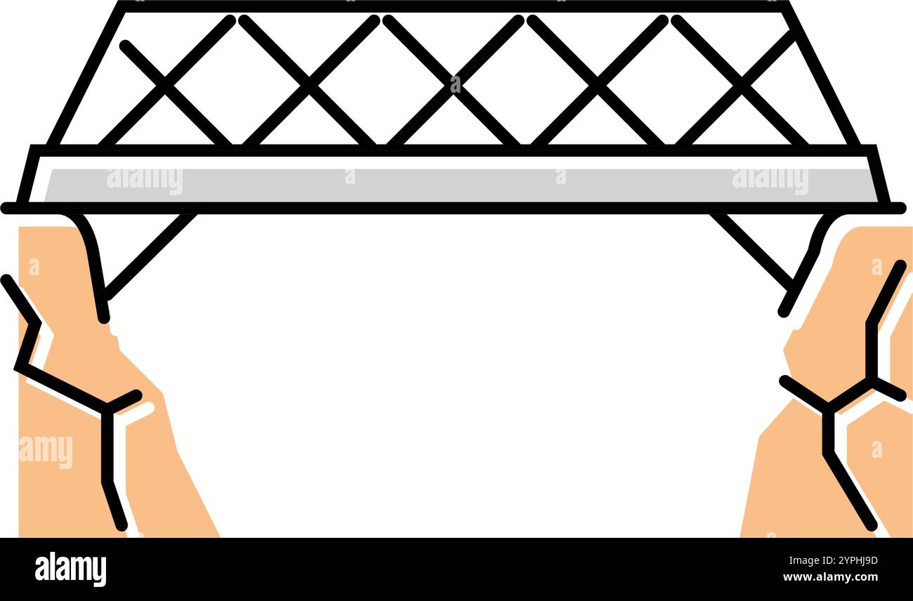 bailey bridge color icon vector illustration Stock Vector Image & Art ...