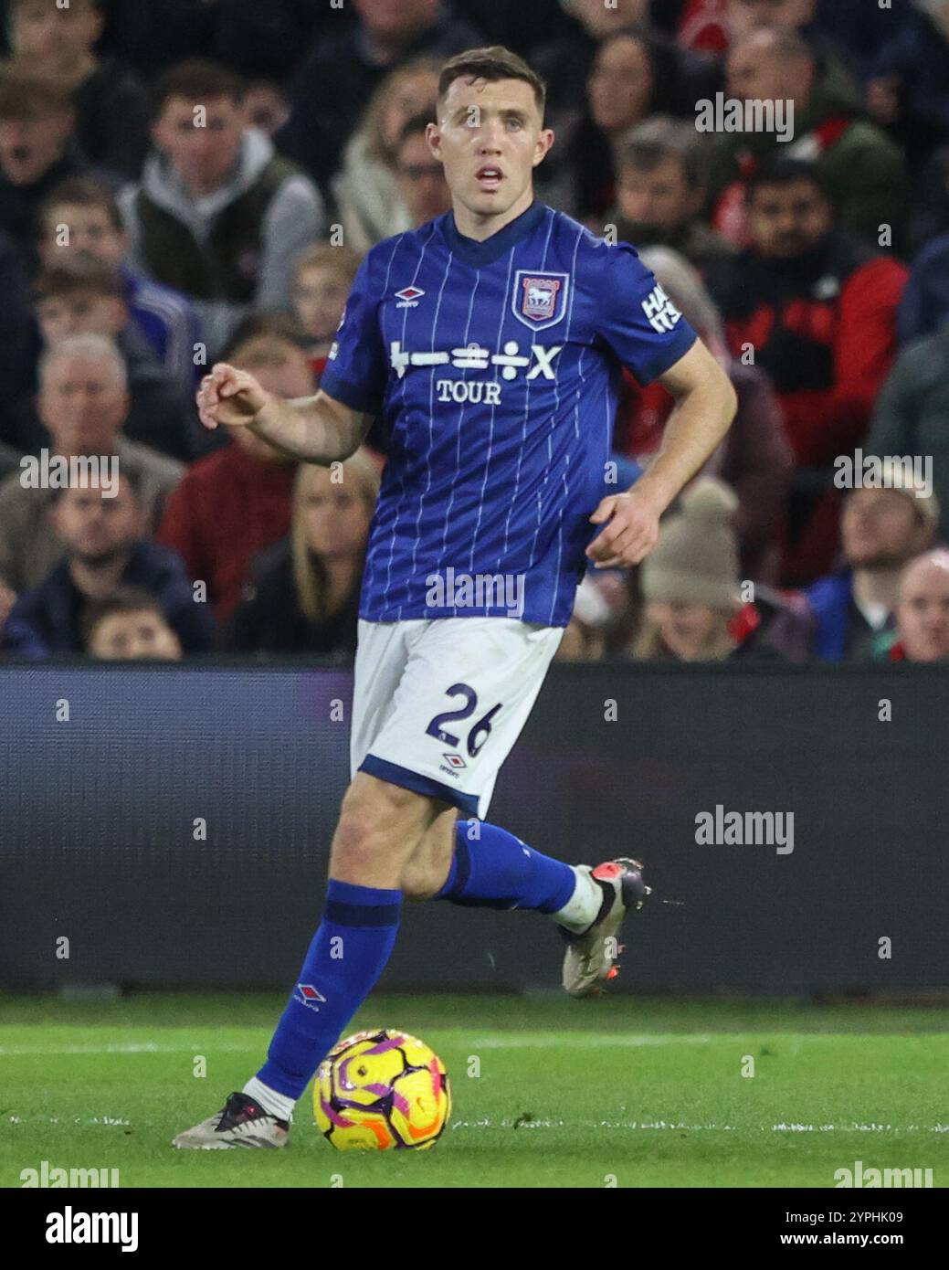 Dara O'Shea of Ipswich Town during the Premier League match Nottingham ...