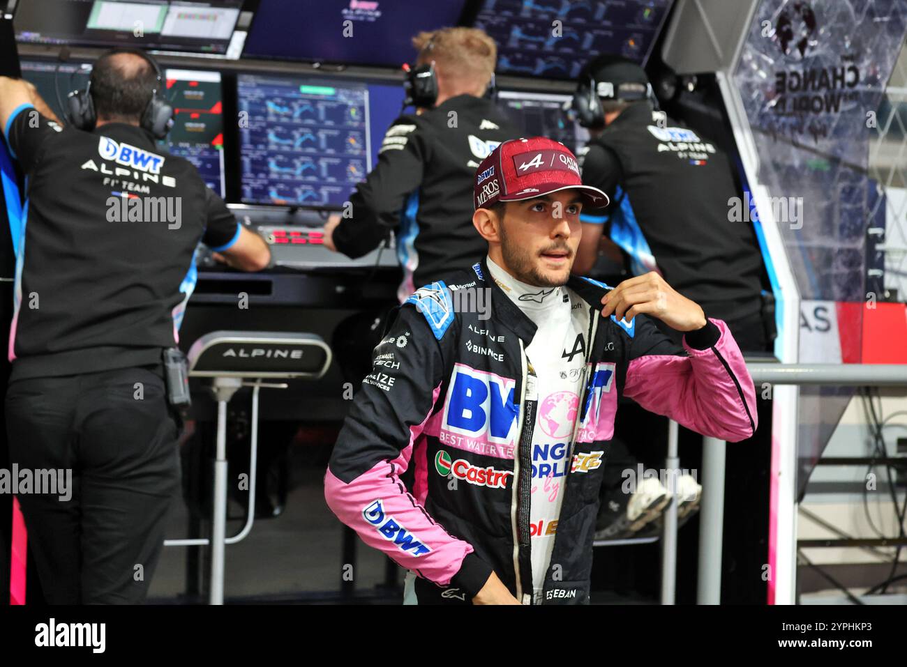 Esteban Ocon (FRA) Alpine F1 Team. Formula 1 World Championship, Rd 23, Qatar Grand Prix ...