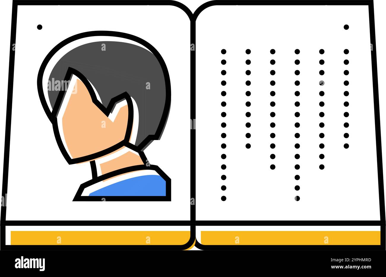 light novel otaku color icon vector illustration Stock Vector Image ...