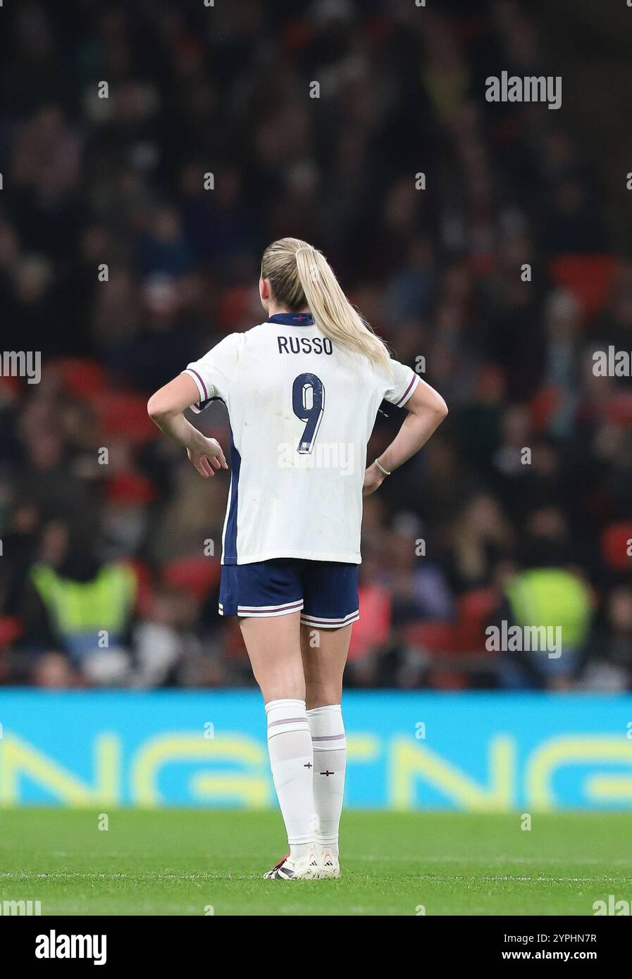 London, UK. 30th Nov 2024. Lioness Alessia Russo during the Women's ...