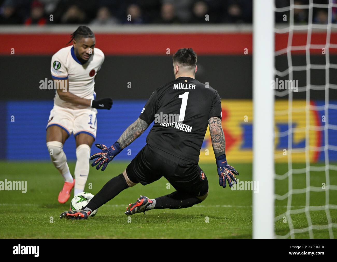 Football action saving saves hi-res stock photography and images - Alamy