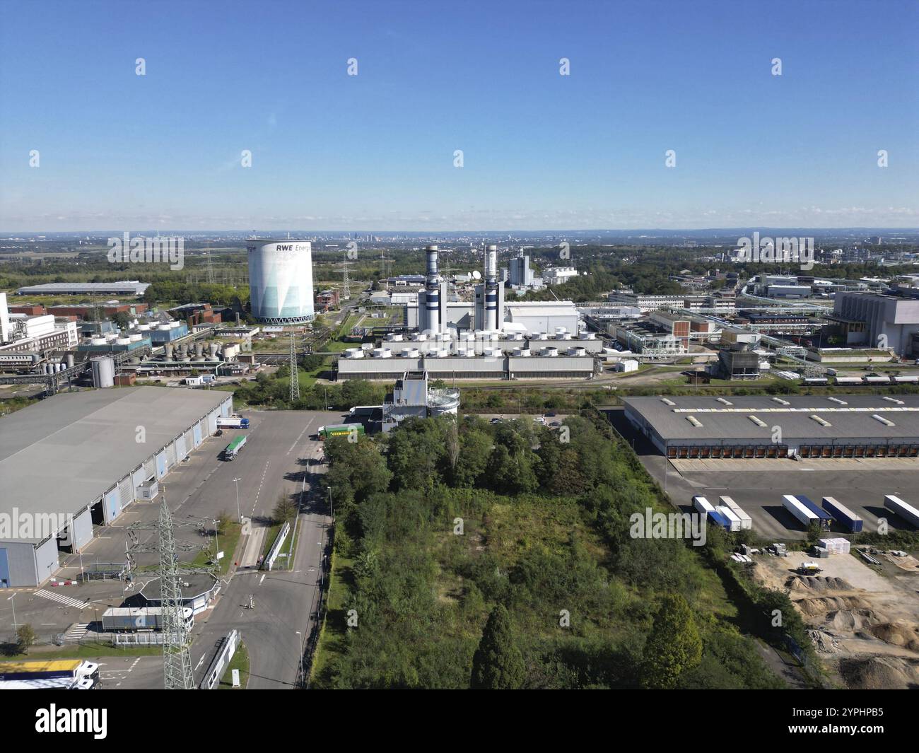 The Knapsack II Combined Cycle Gas Turbine (CCGT) power plant near ...