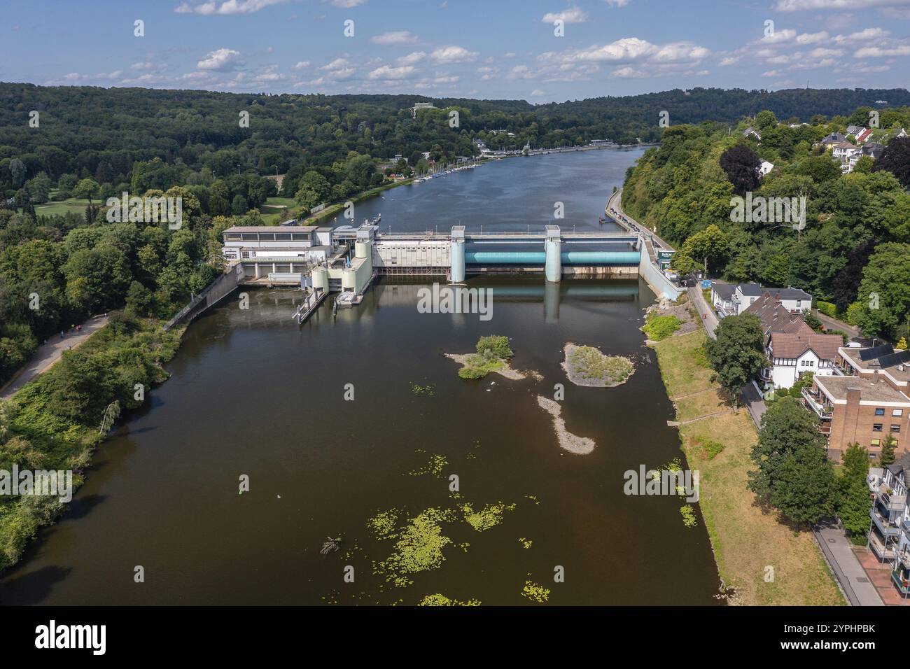 The Baldeney hydropower plant and dam is a run-of-river power plant in ...