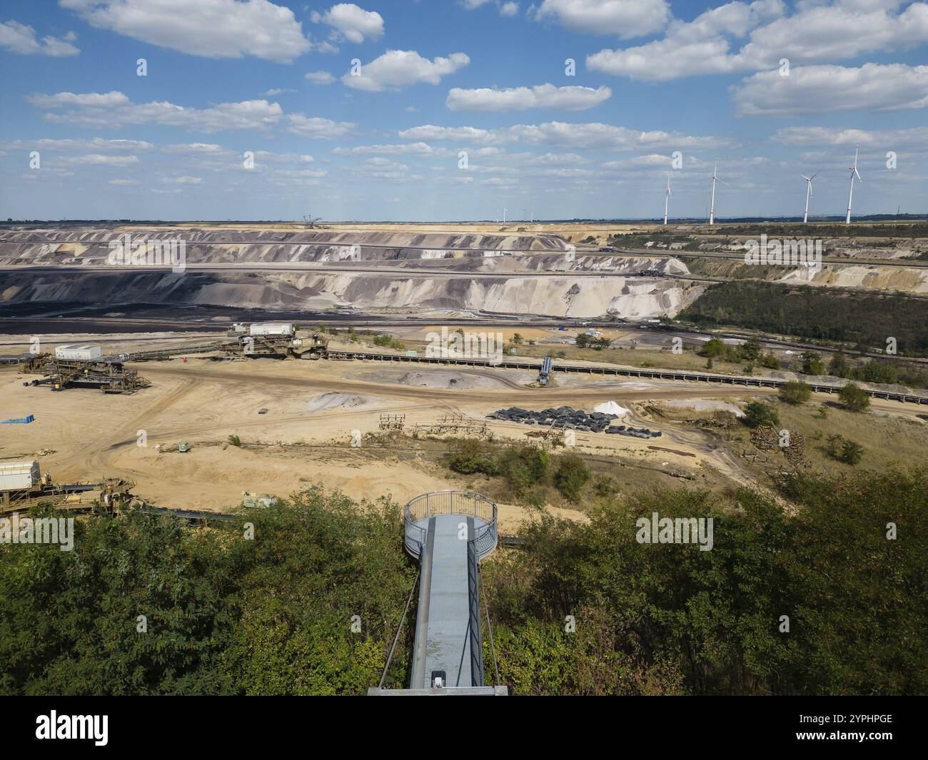 The Garzweiler open pit mine is a lignite mine operated by RWE Power in ...