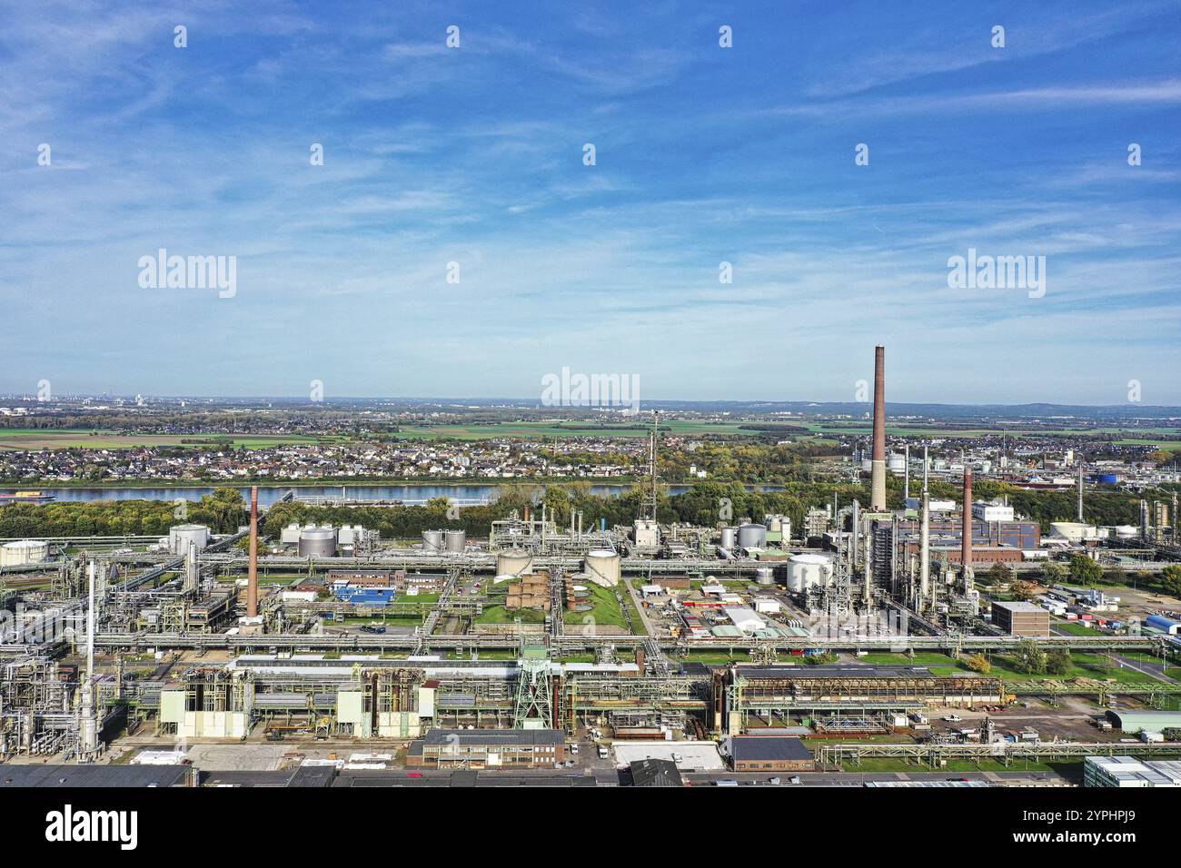 The chemical complex ?Chempark Dormagen? in North Rhine-Westphalia ...