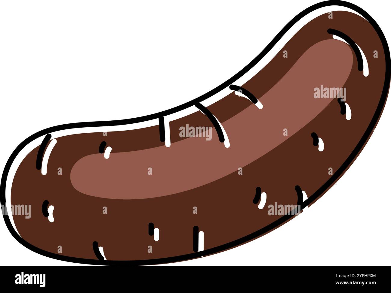blood sausage meat color icon vector illustration Stock Vector Image ...
