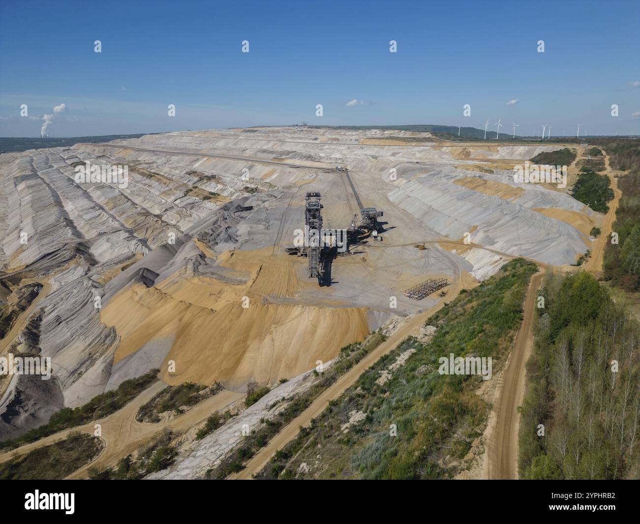 The Hambach open pit mine is the largest open pit mine operated by RWE ...